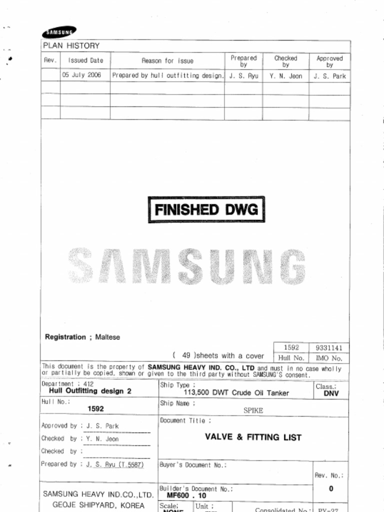 PY - 27 Valve & Fitting List | PDF