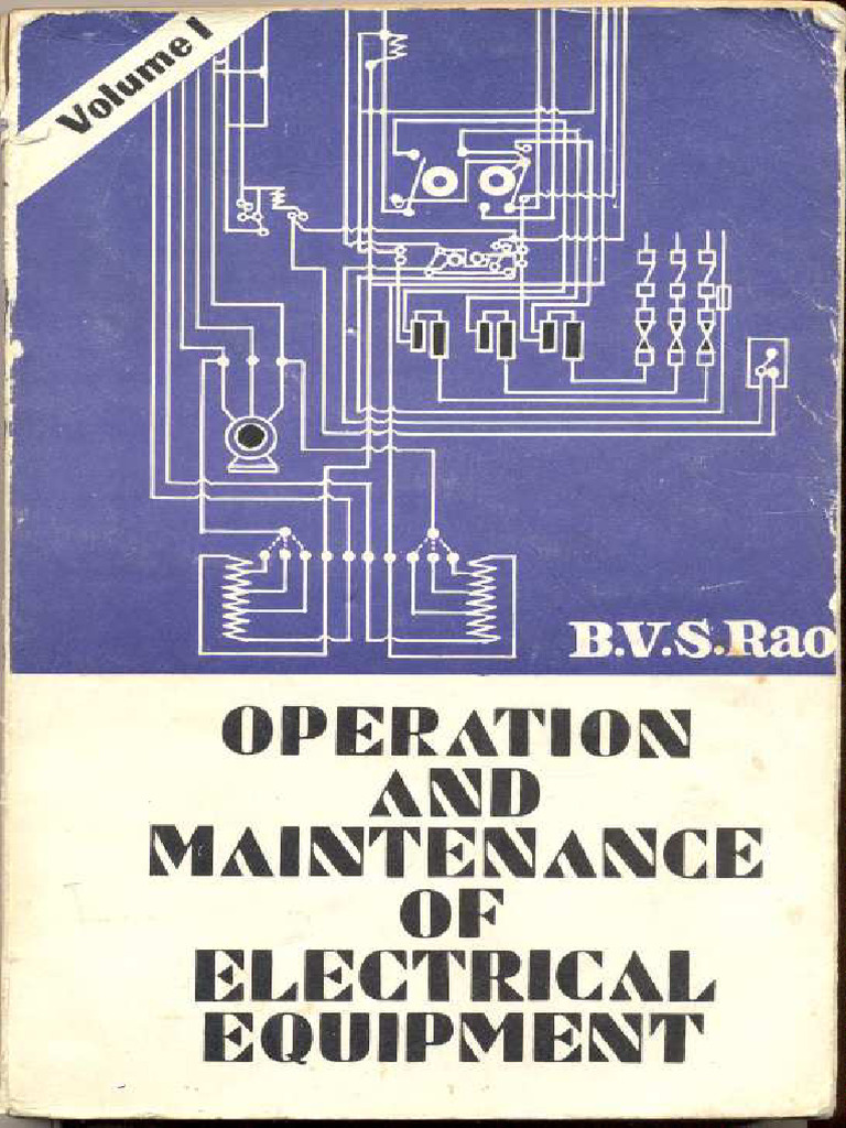 Operation and Maintenance of Electrical Equipment | PDF