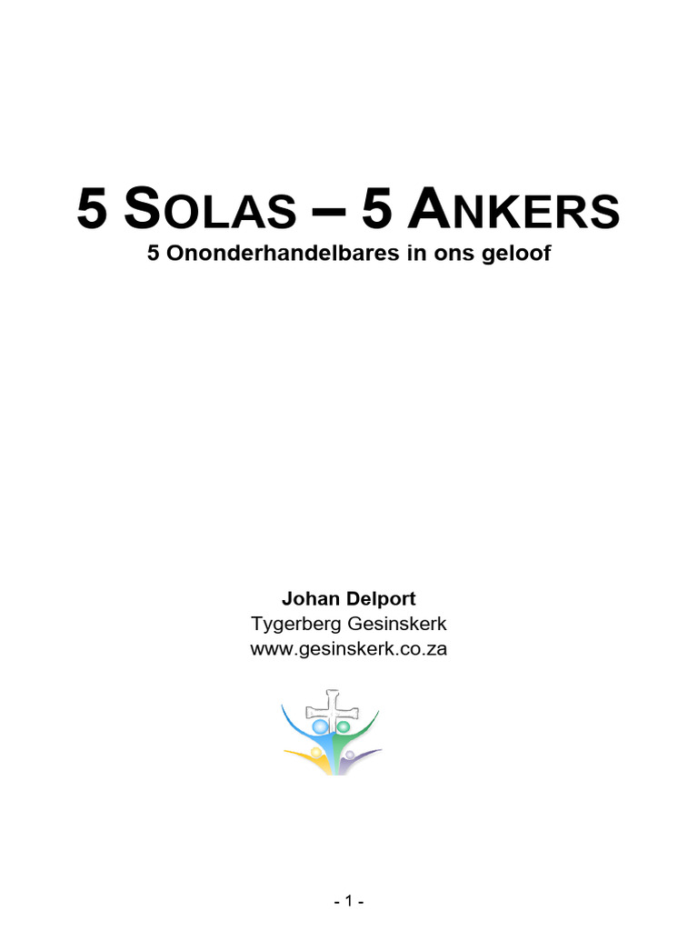 5 Solas 5 Ankers | PDF