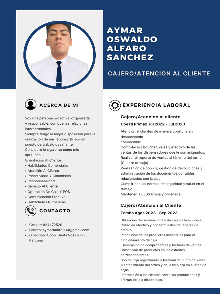 CV2024 | PDF | Business | Servicio al Cliente