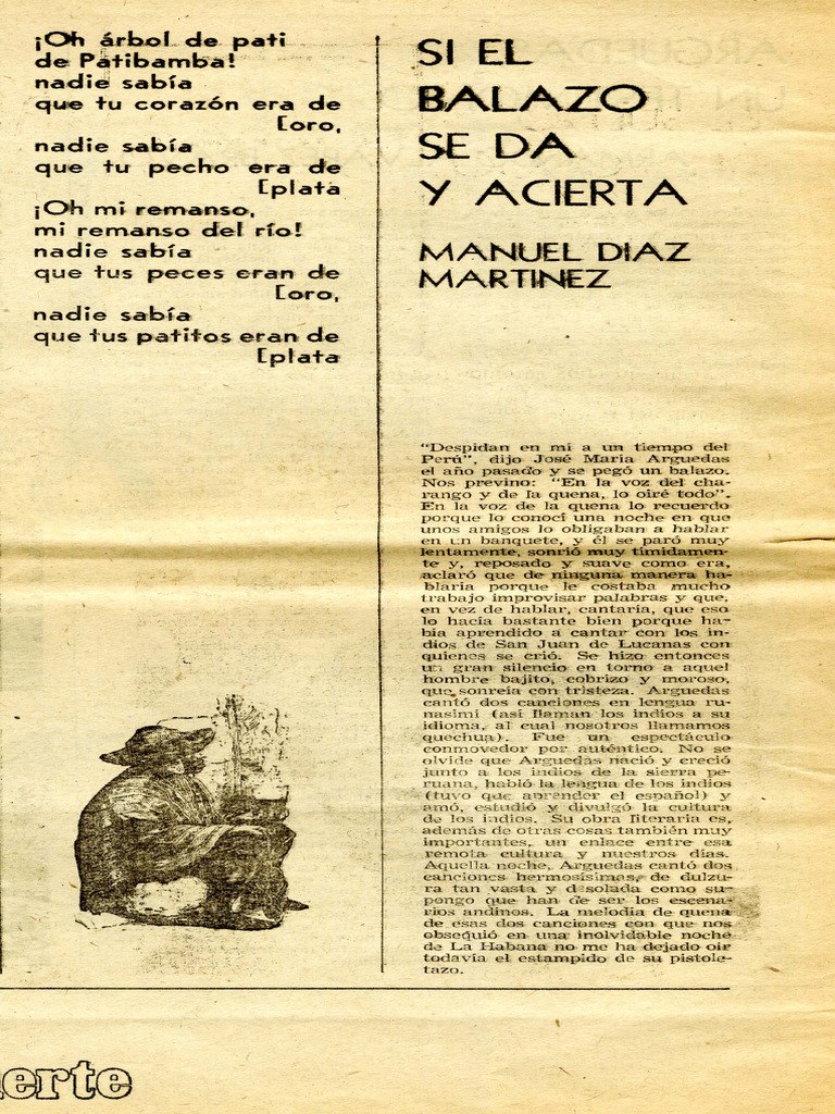 Si El Balazo Se Da y Acierta | PDF