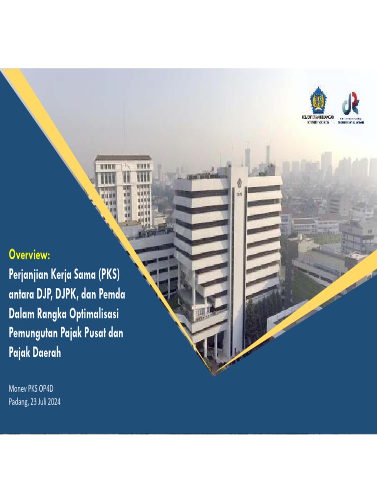 Optimalisasi PKS DJP dan DJPK | PDF