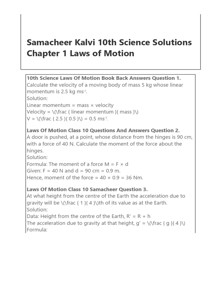 Physics Lesson-1 | PDF | Force | Weight