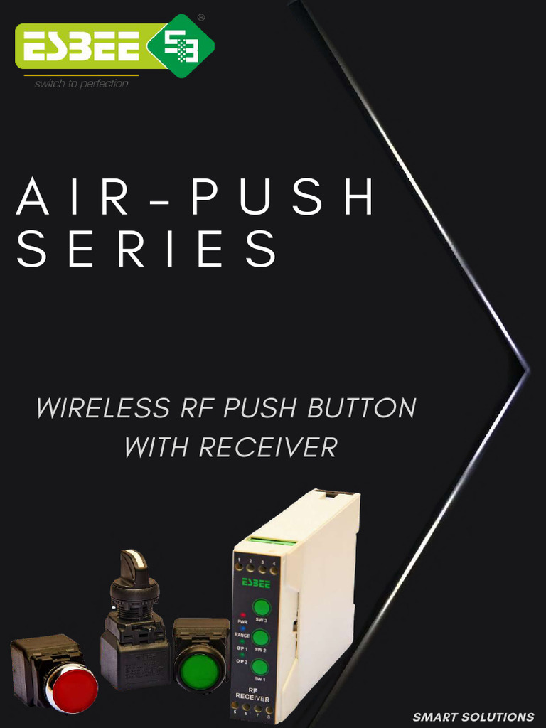 Air-Push Series Wireless Push Buttons | PDF | Actuator | Wireless