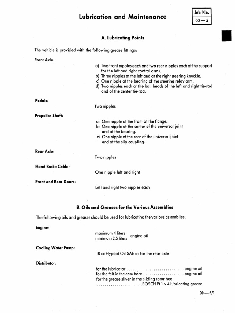 A00-5 - 1 Lubricate | PDF