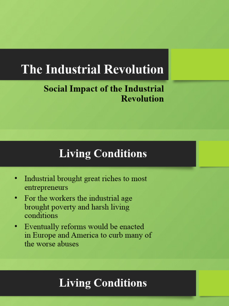 3 Social Impact of The Industrial Revolution | PDF | Industrial ...