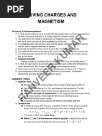 Class 12 Physics Notes Chapter 4 Moving Charges and Magnetism | PDF ...