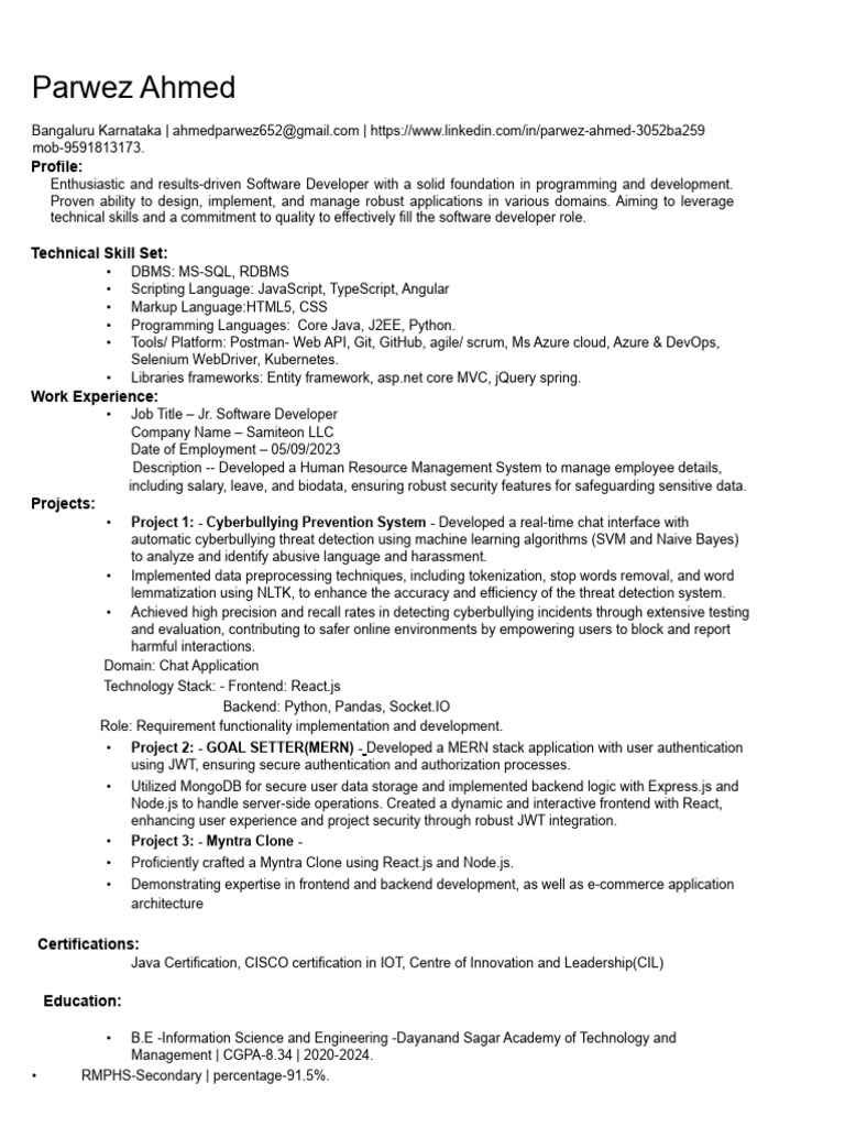 Parwez PDF | PDF | Selenium (Software) | Computer Programming