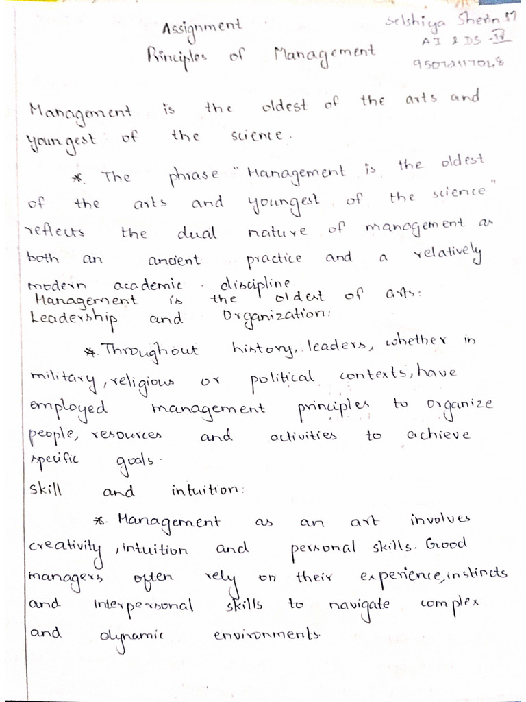 POM assignment | PDF