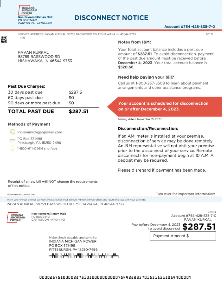 Indiana Michigan Power 2023 | PDF