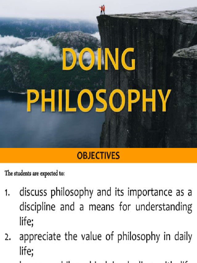 Doing Philosophy | PDF