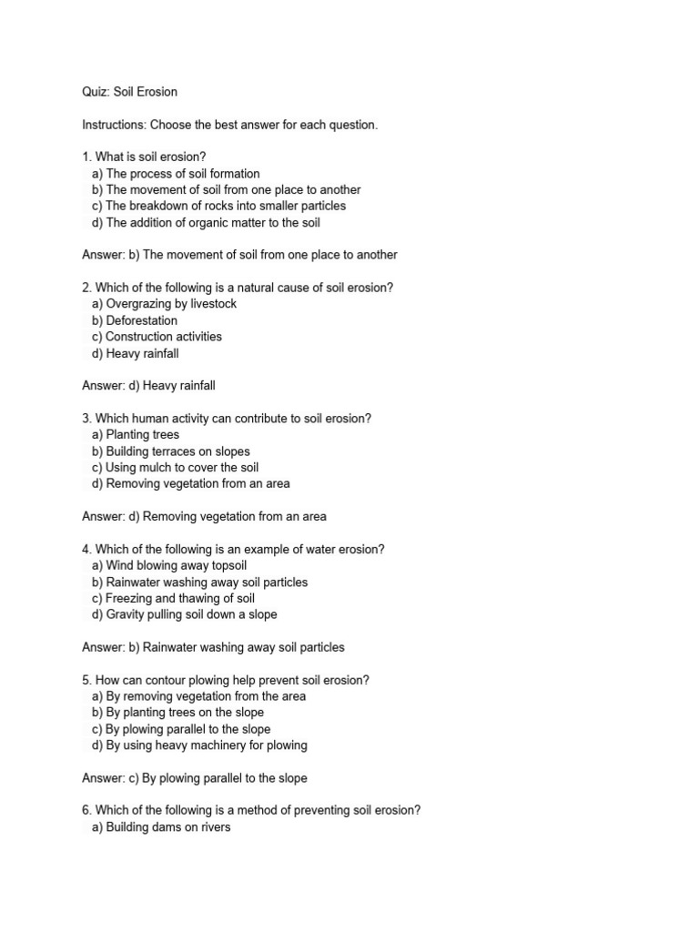 Soil Erosion Pdf Soil Erosion