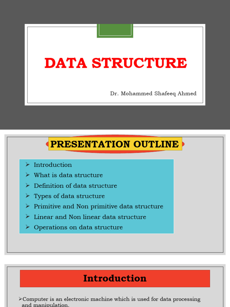 MSA Data Structure Presentation | PDF | Data Type | Data Structure