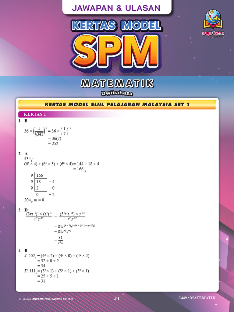 MM Jawapan | PDF | Elementary Geometry | Euclidean Geometry