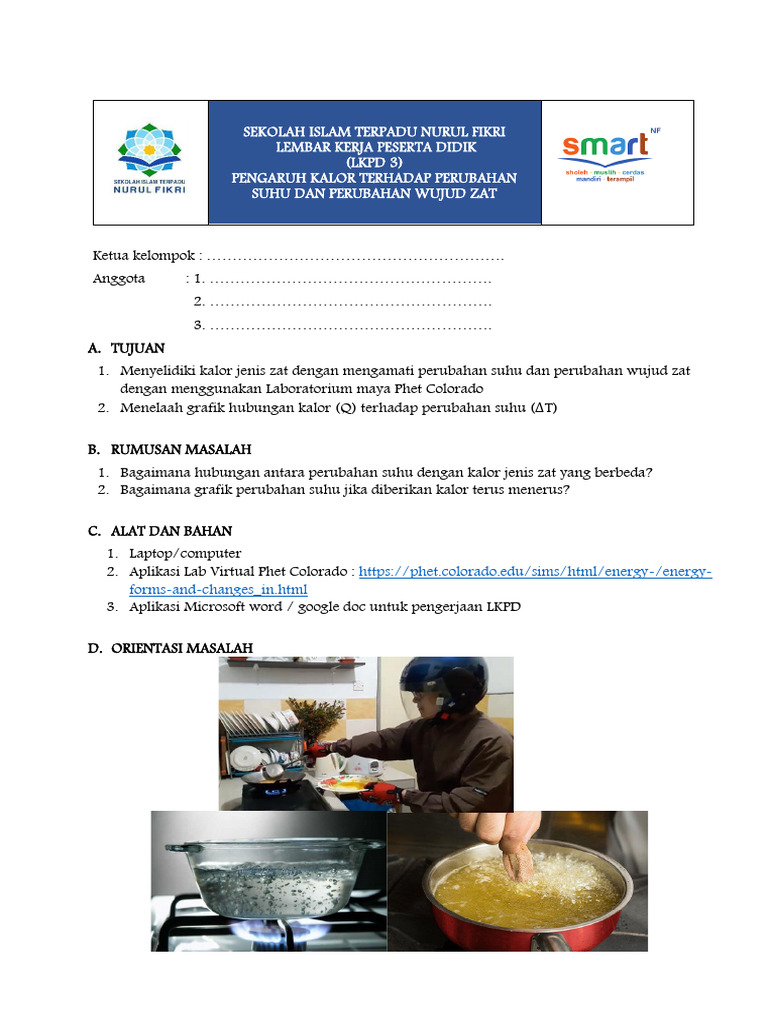 LKPD Kalor - Ugi | PDF