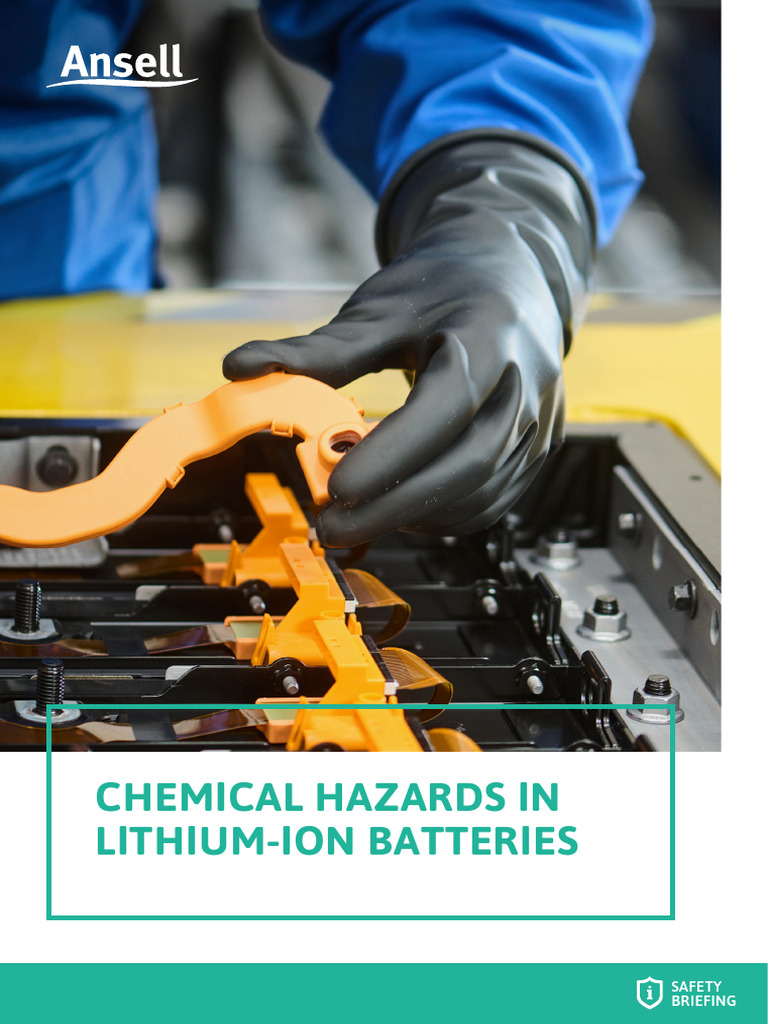 Safety Briefing - Chemical Hazard in Lithium-Ion Batteries | PDF ...