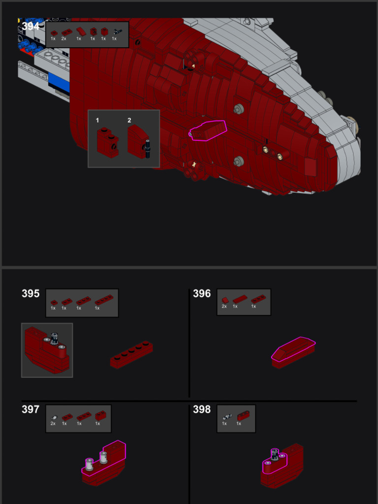 Lego MOC 1:200 IJN Yamato 04 | PDF