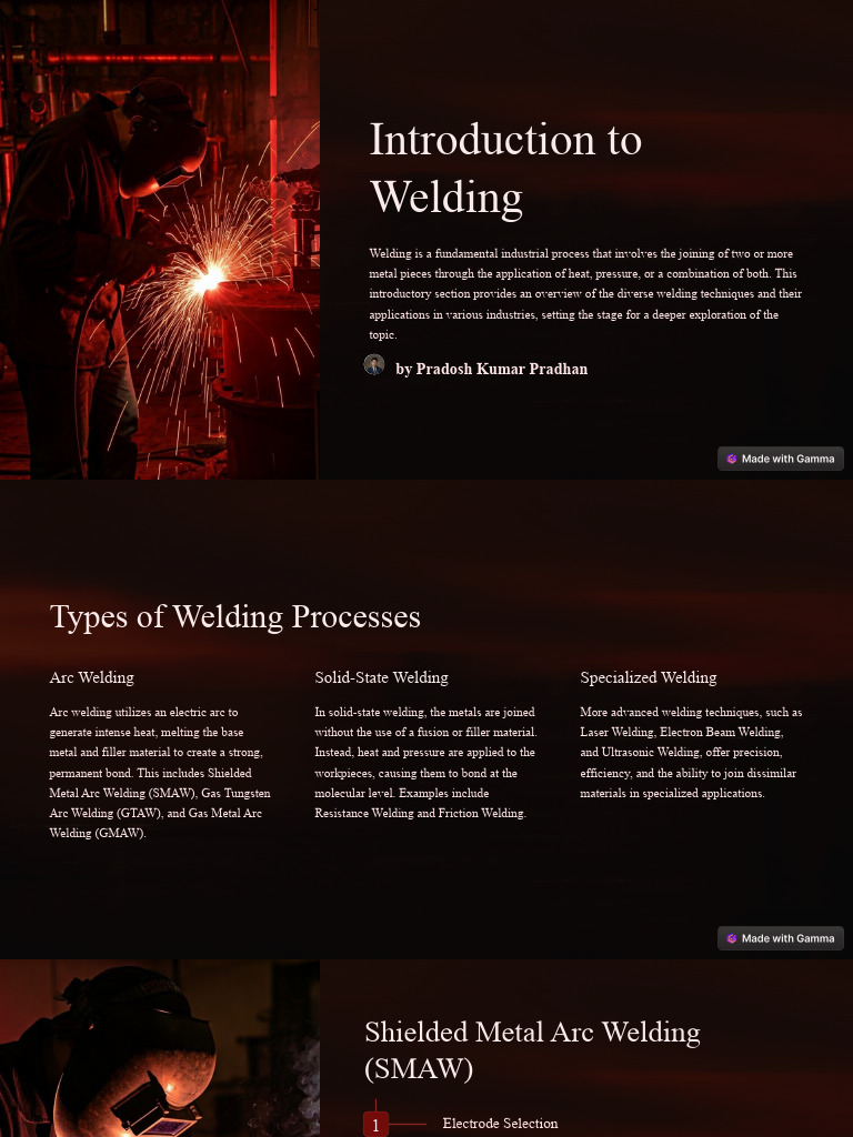 Introduction To Welding | PDF | Welding | Construction