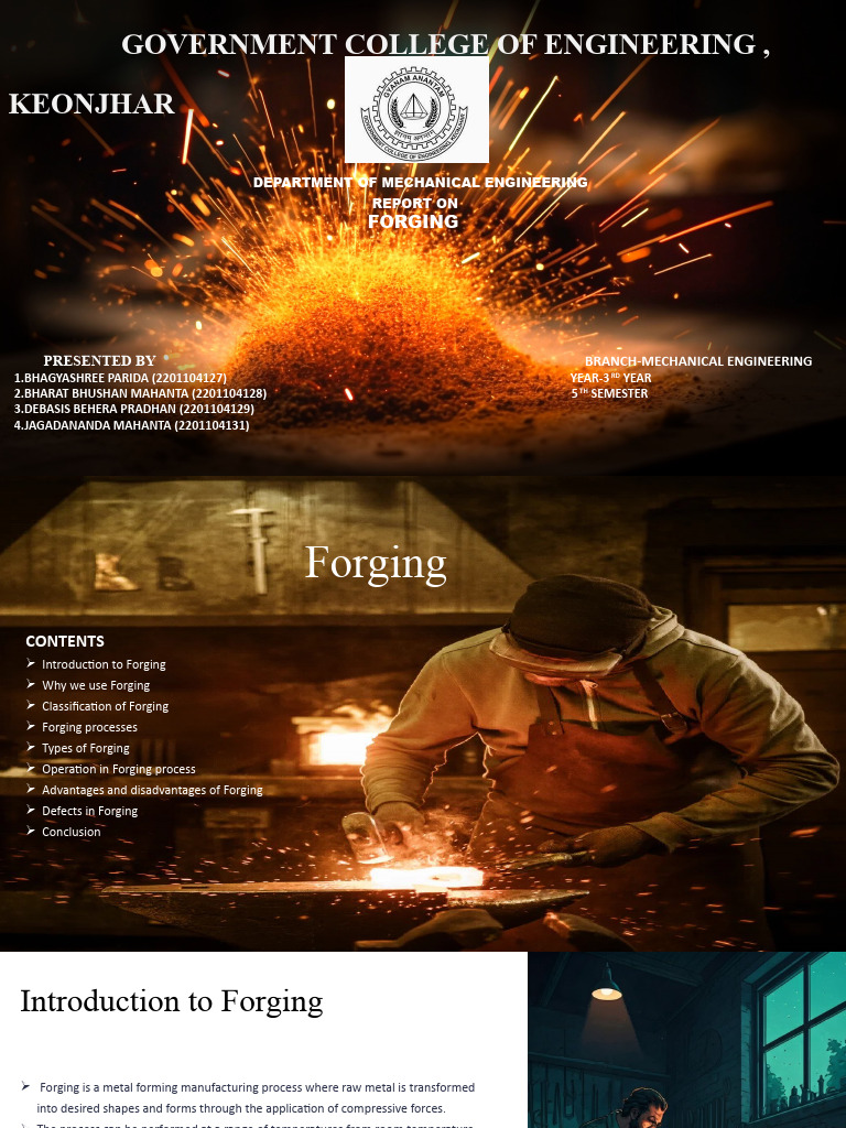 FORGING | PDF | Forging | Heat Treating
