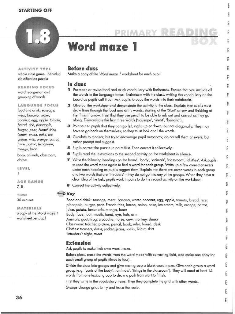 Primary SPLD Friendly Activities | PDF
