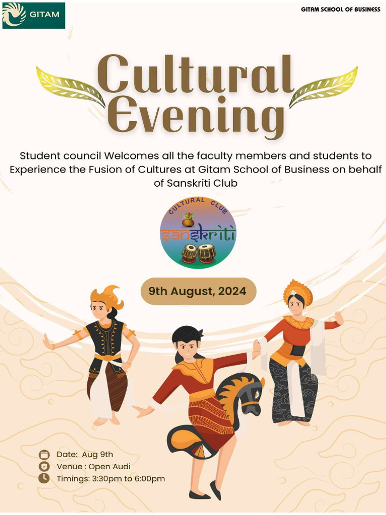 Cultural Evening Invitation | PDF
