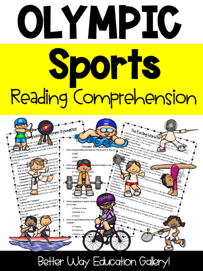 Sports: Reading Comprehension | PDF | Swimming (Sport) | Leisure Activities