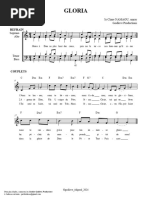 Messe de Saint Jean - Gloria Chants | PDF | Messe