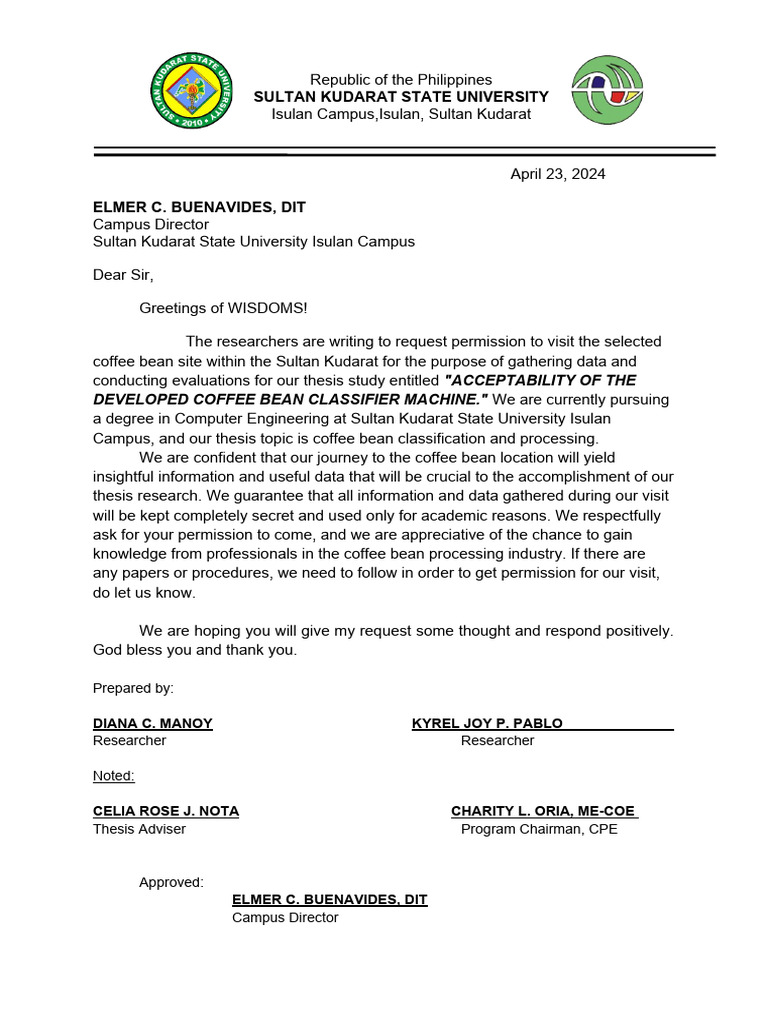 Approval Letter | PDF