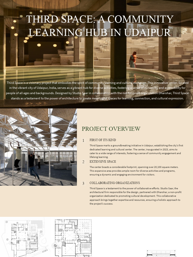 Third Space: Udaipur's Community Hub | PDF | Community | Sustainability