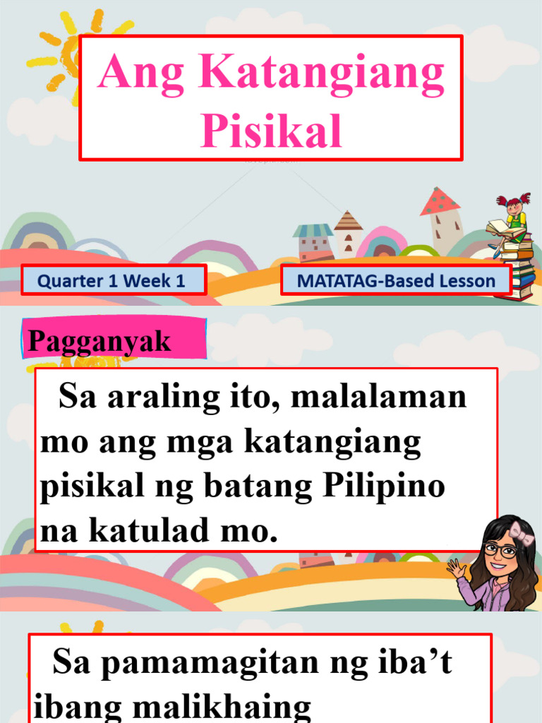 Makabansa q1 Week 1 - Ang Katangiang Pisikal-1 | PDF