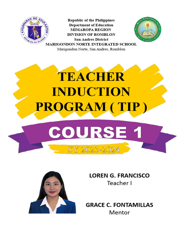 TIP-COURSE - Mam Loren Francisco1 | PDF | Teachers | Learning