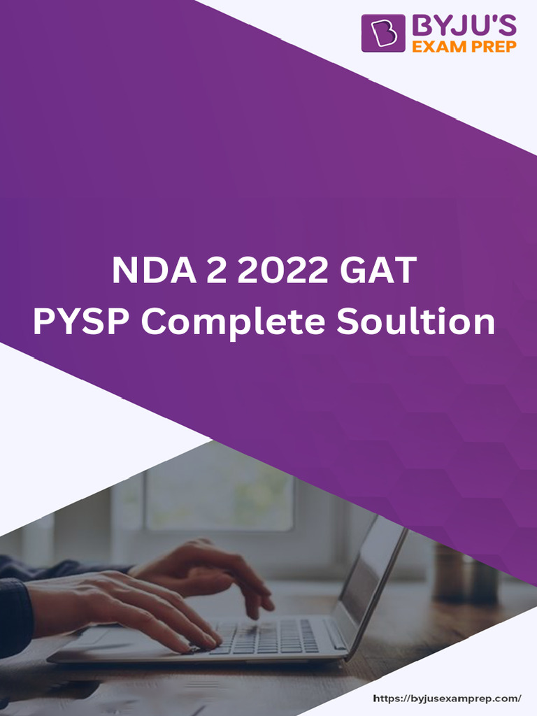 NDA 2 2022 GAT Exam Solutions | PDF | Magnetic Field | Rock (Geology)
