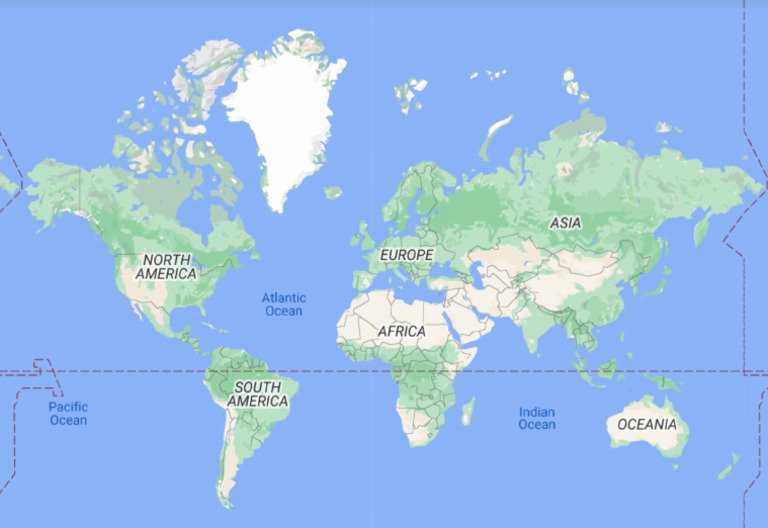 World Continents Map | PDF