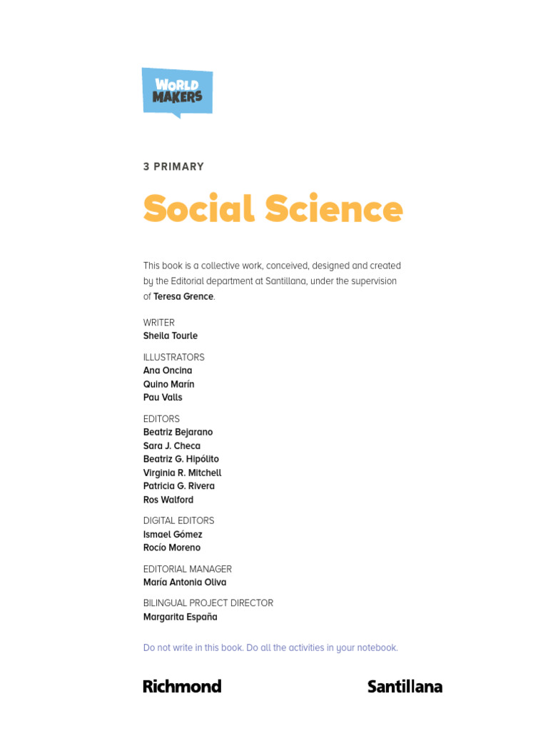 CLIL Textbook - SocialScience - Primary 3 | PDF | Antarctica | Oceans