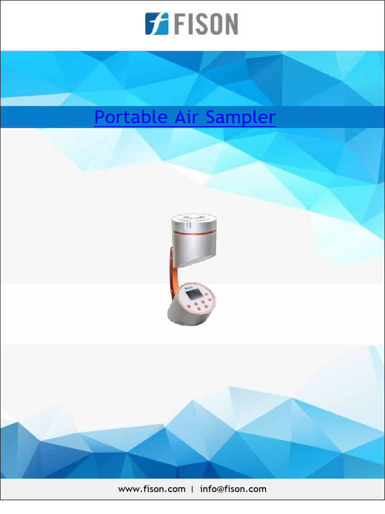 Portable Air Sampler | PDF | Science & Mathematics | Technology ...