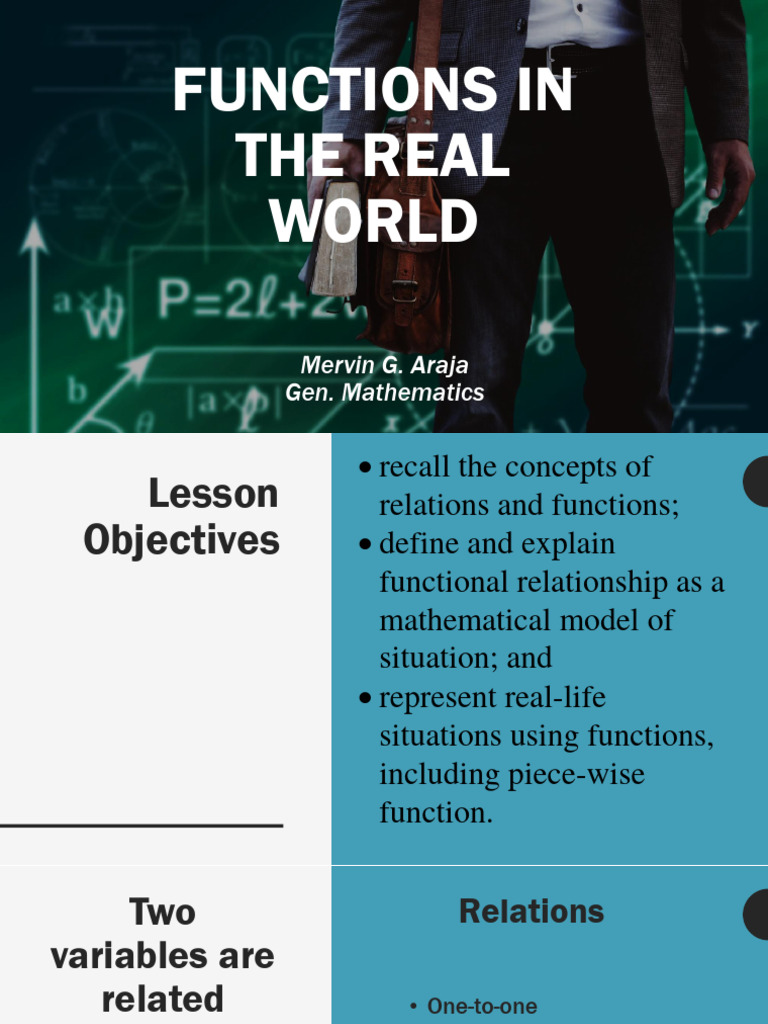 Functions in THE Real World | PDF | Function (Mathematics) | Exponentiation