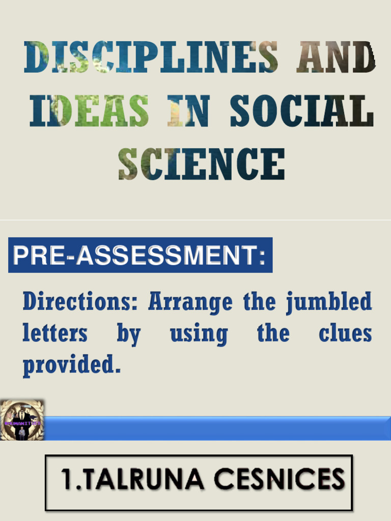 WEEK 1 LESSON 1 | PDF | Social Sciences | Science