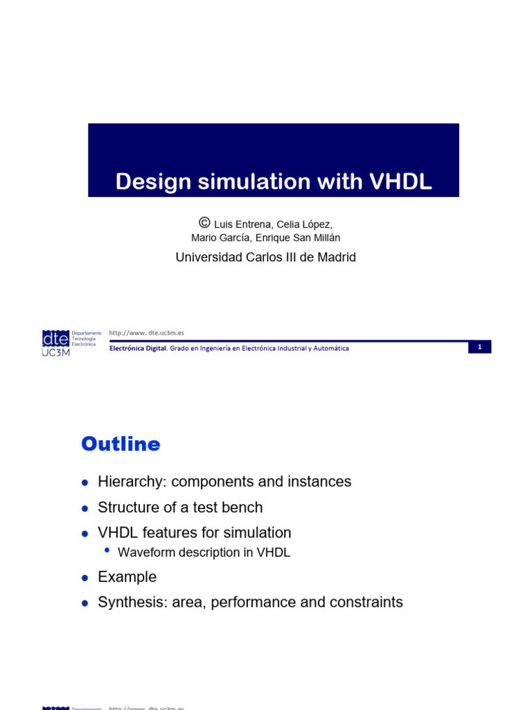 10-Simulacion and Synthesis | PDF | Vhdl | Field Programmable Gate Array
