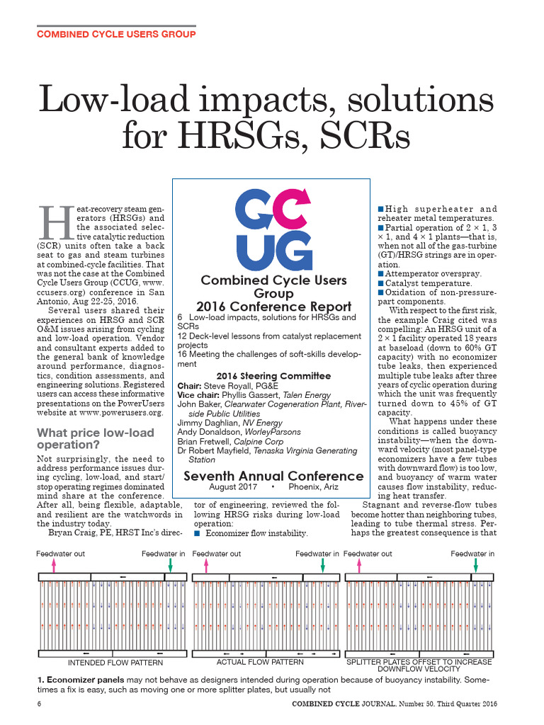 CCJ2016Q3-50 - Low-Load Impacts, Solutions For HRSGS, SCRs | PDF ...