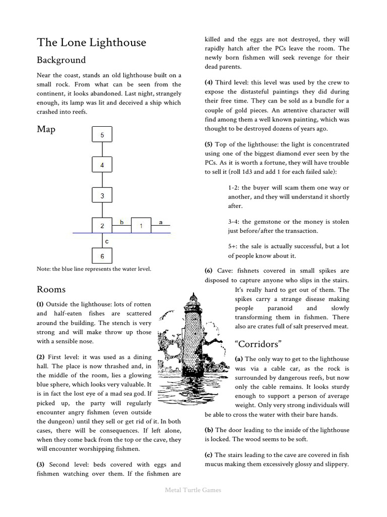 Lone Lighthouse | PDF