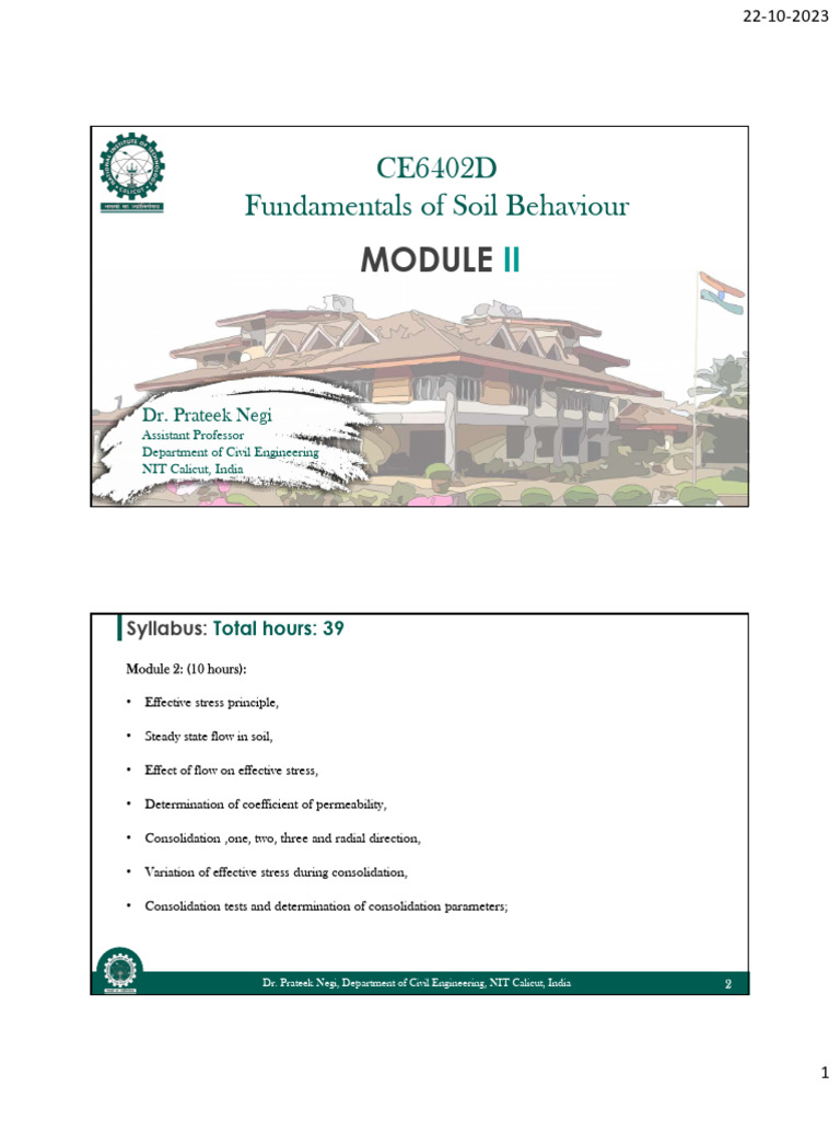 Module 2_Notes | PDF | Permeability (Earth Sciences) | Porosity