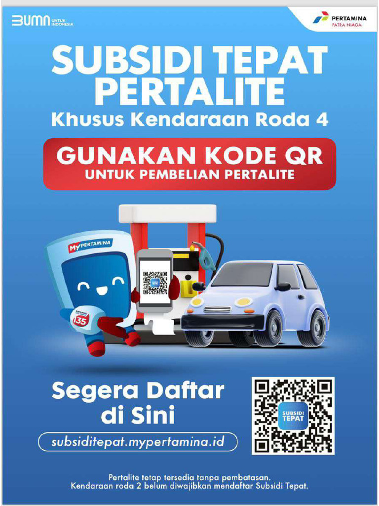 Lampiran Penerapan Kewajiban Transaksi BBM Jenis BBM Khusus Penugasan (JBKP) Pertalite Dengan ...