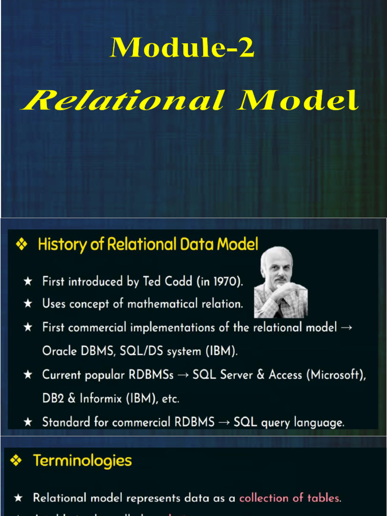 Dbms Mod 2ppt | PDF | Computers