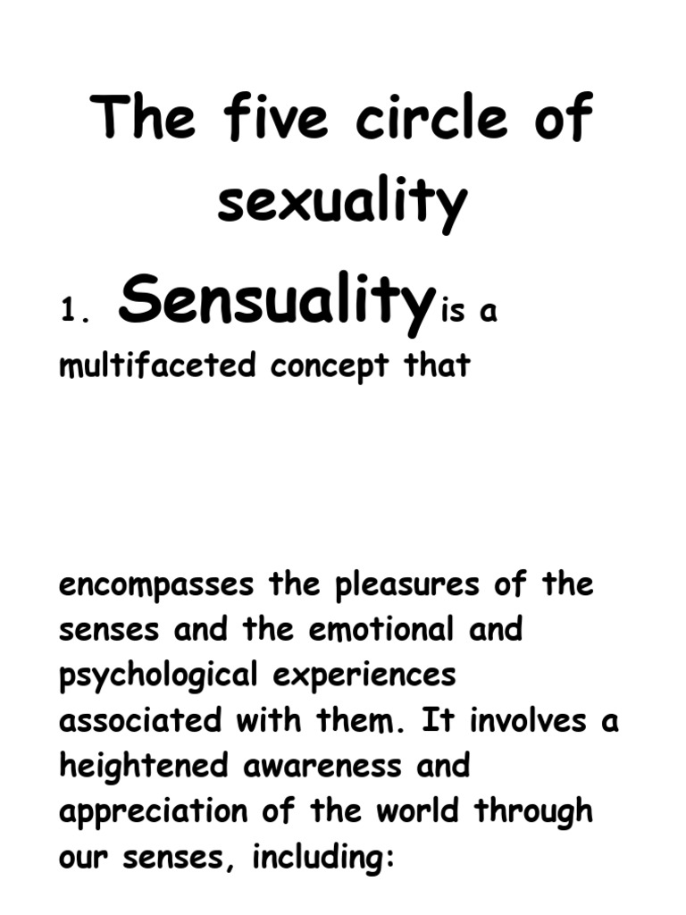 The Five Circle Of Sexuality Pdf