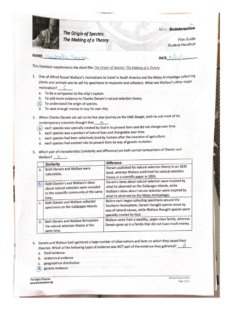 Origin of Species | PDF