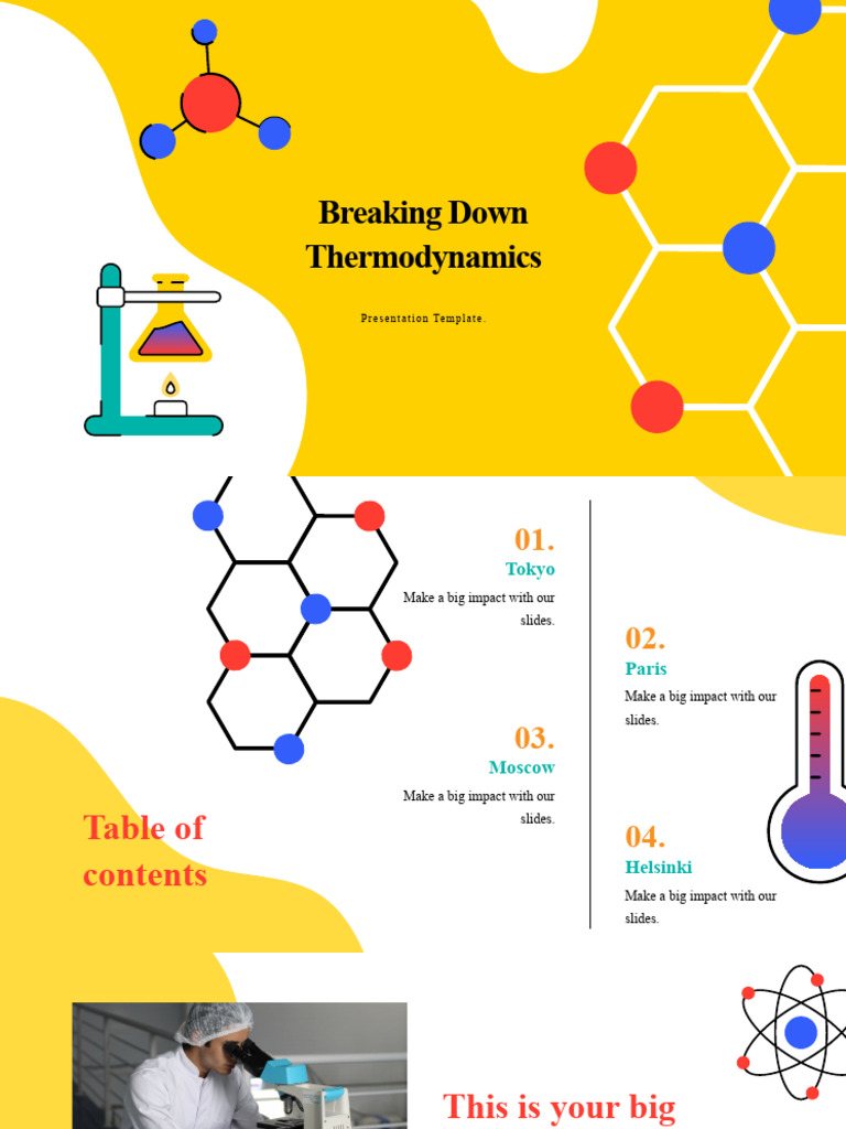 Breaking Down Thermodynamics Presentation Yellow Variant | PDF ...