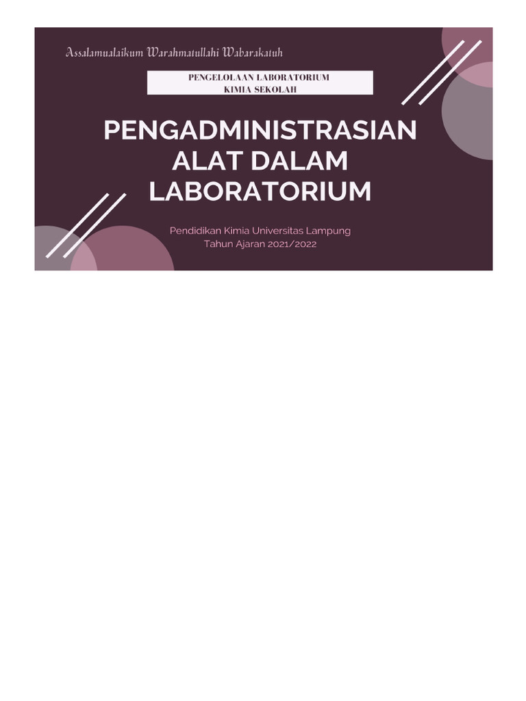 Kelompok 2 PLKS 3B - Pengadministrasian Alat Dalam Laboratorium Pages 1 ...