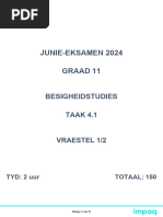 Graad 11 Lewenswetenskappe Hersieningsmateriaal Kwartaal 2 - 2024 | PDF