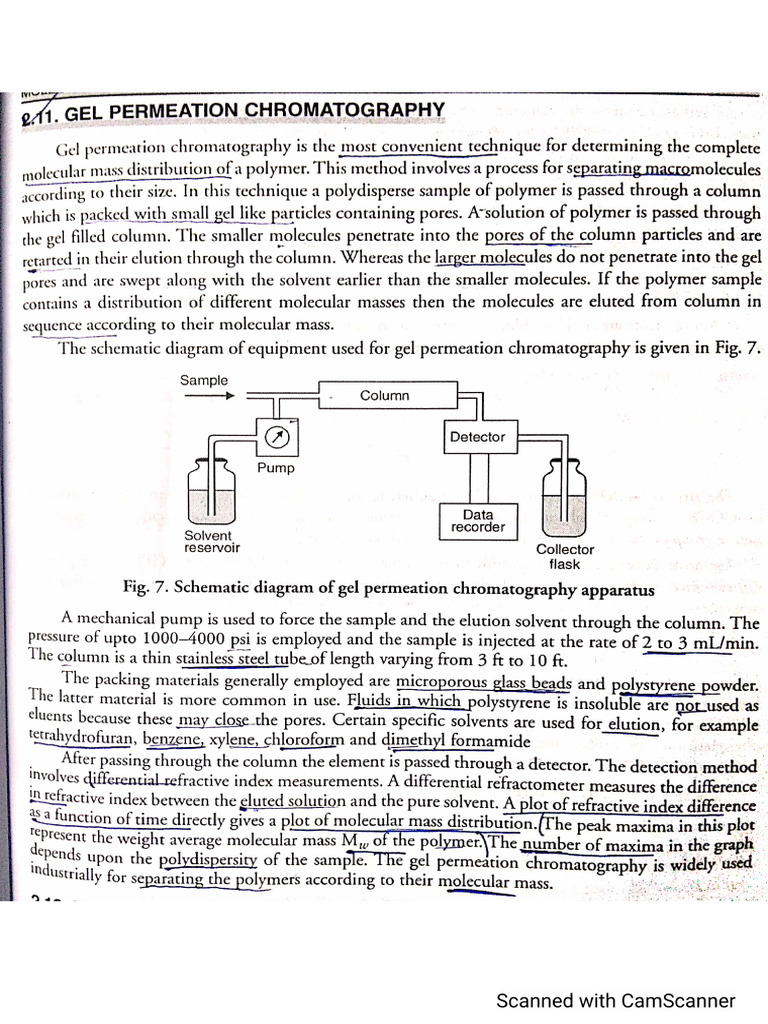Gel Permeation Chromatography | PDF