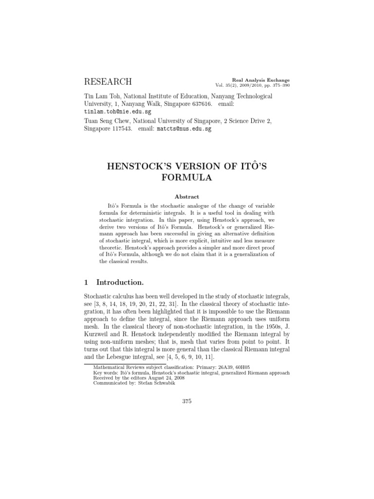 henstock-s-version-of-ito-s-formula-4o2awmtydg | PDF | Integral ...